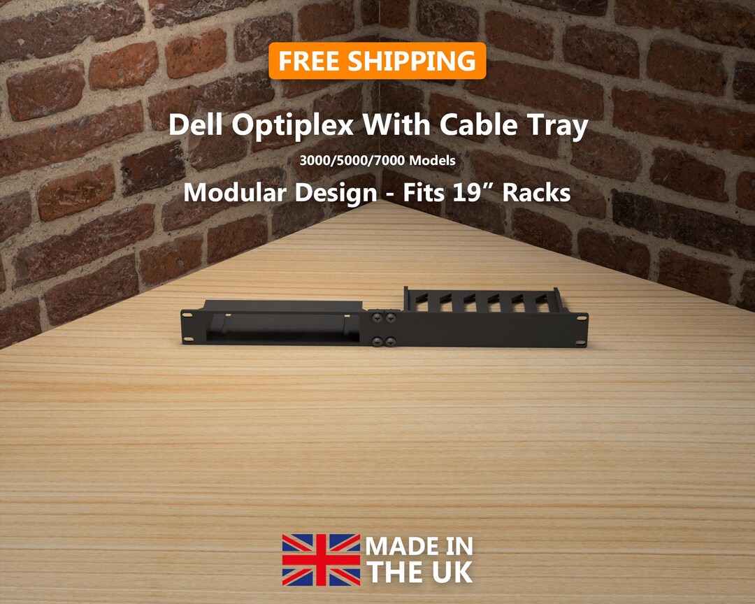 Dell Optiplex Micro With Cable Tray - Modular Rack Mount - Etsy