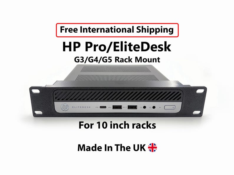 HP Prodesk / Elitedesk G3, G4 and G5 Mini 10" Rack Mount | FREE ...