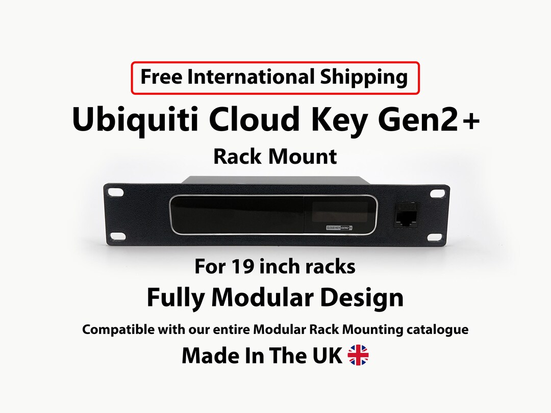 Ubiquiti Cloudkey Gen2+ Modular Rack Mount | 19-inch Width* | FREE SHIPPING - Etsy