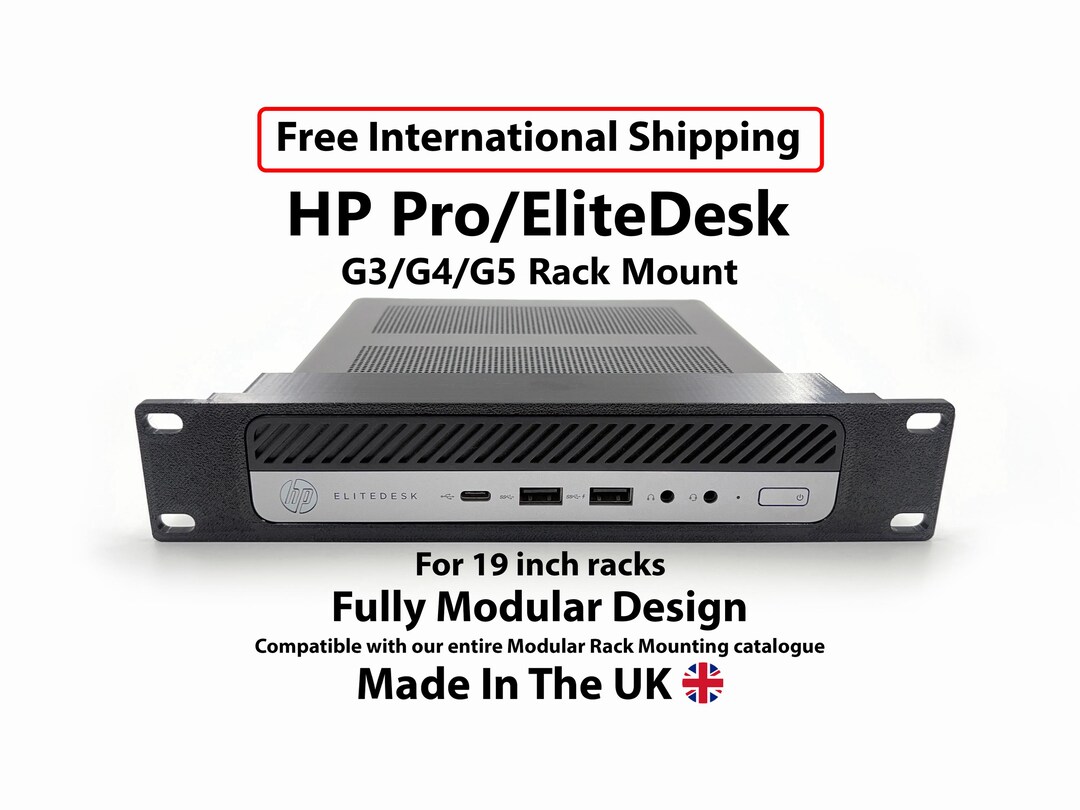 HP Prodesk / Elitedesk G3, G4 and G5 Mini Modular Rack Mount 19-inch ...