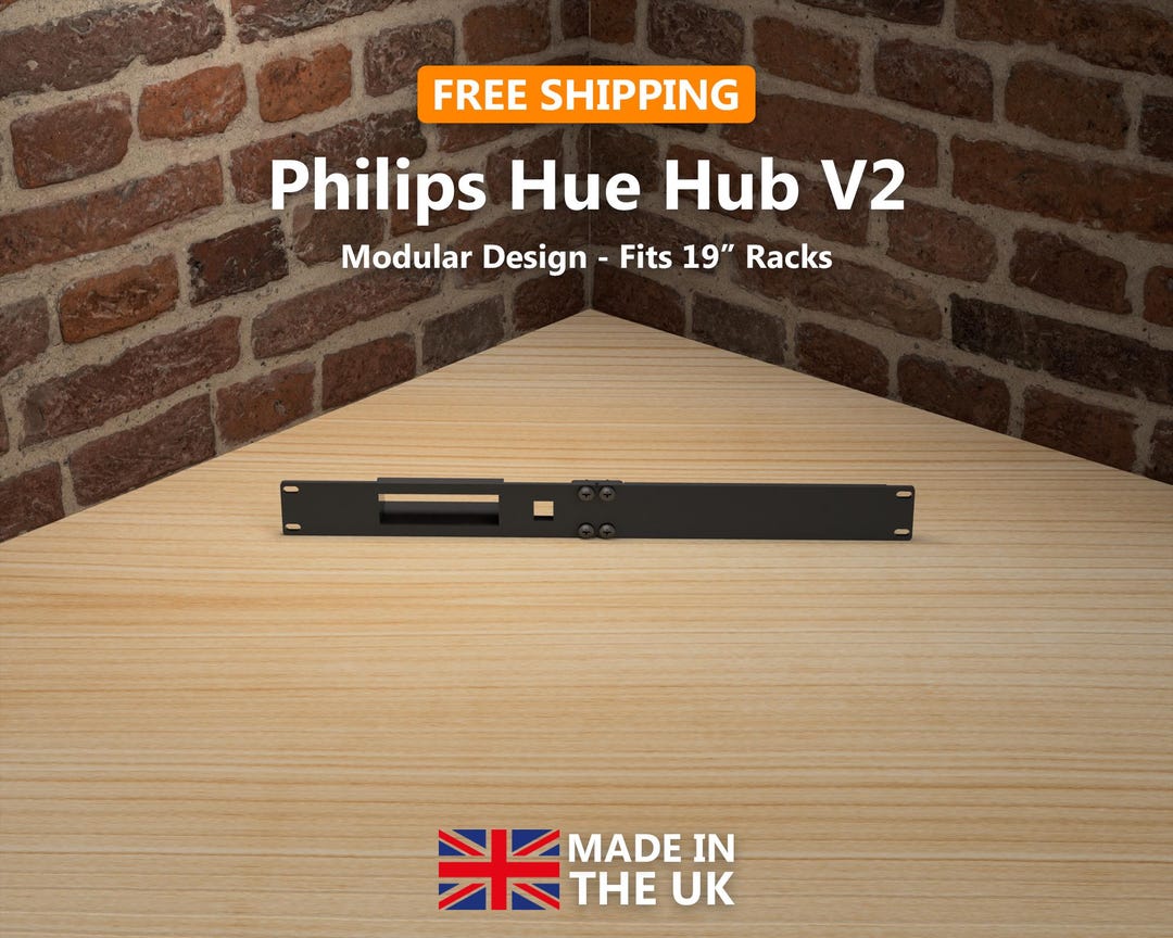 Philips Hue Hub V2 With Keystone - Modular Rack Mount - Etsy