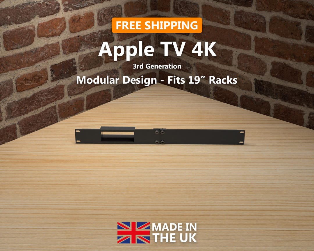 Apple TV 4K (3rd Generation)- Modular Rack Mount - Etsy