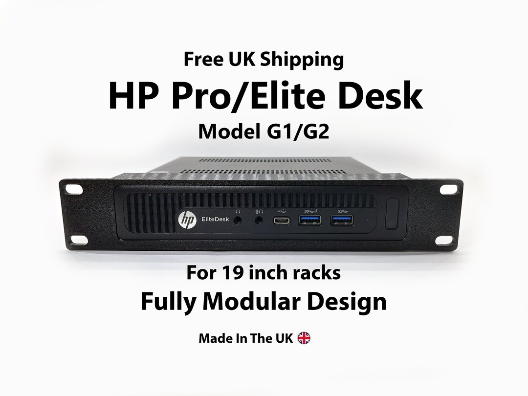 HP Prodesk / Elitedesk G1, G2 Mini Modular Rack Mount 19-inch Width ...
