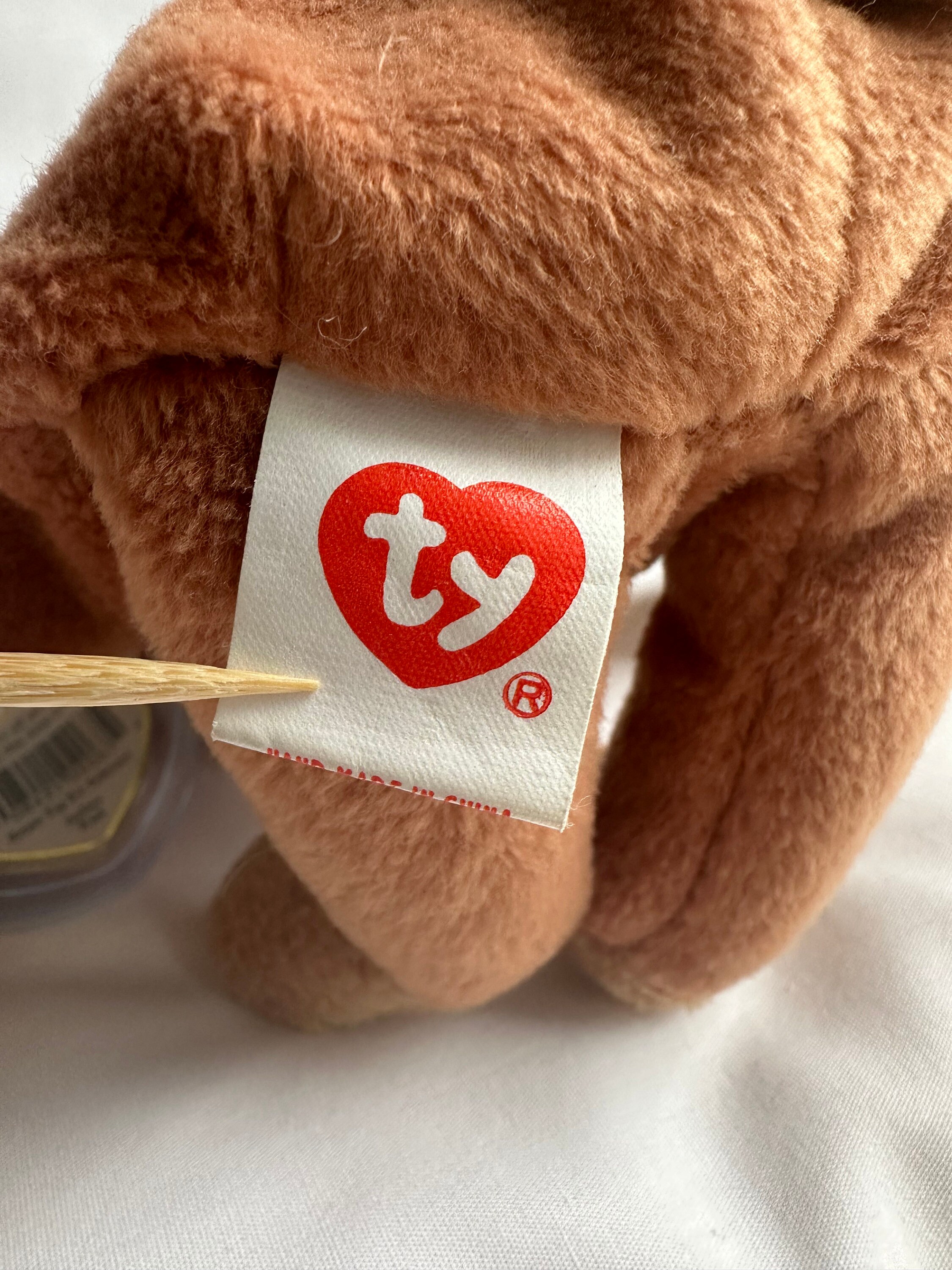 Rare Bongo Beanie Baby, 1995, P.V.C. Pellets, Third Generation Swing ...