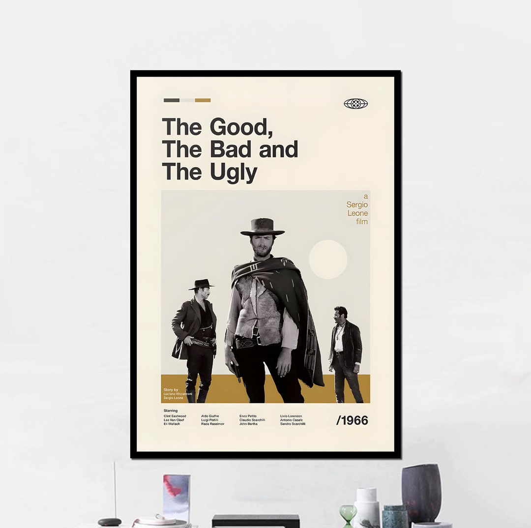 The Good the Bad and the Ugly Poster Print Poster Print Art Canvas ...