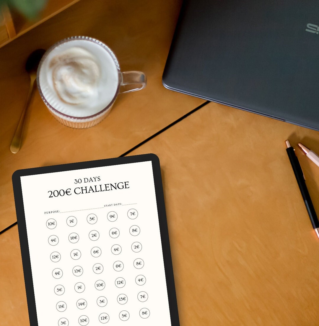 Money Saving Challenge, Financial Planning, Printable Financial ...