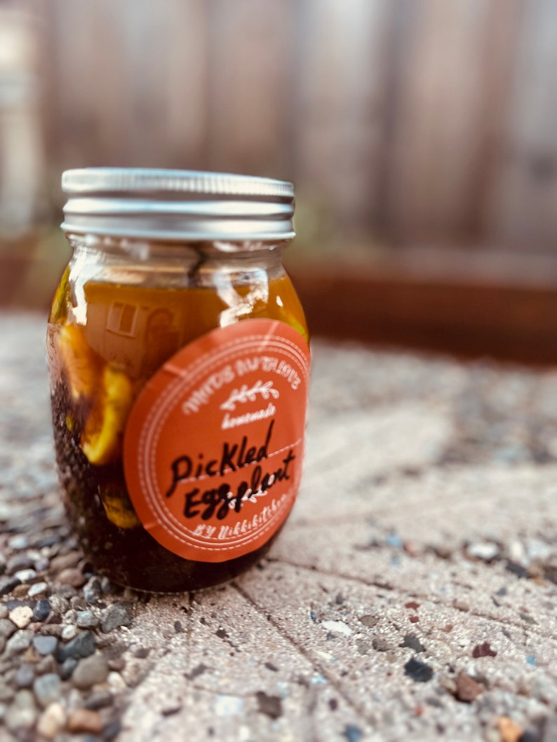 Pickled Eggplant - Etsy