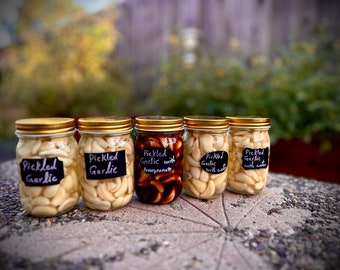 Pickled Garlic Half Pint - Etsy