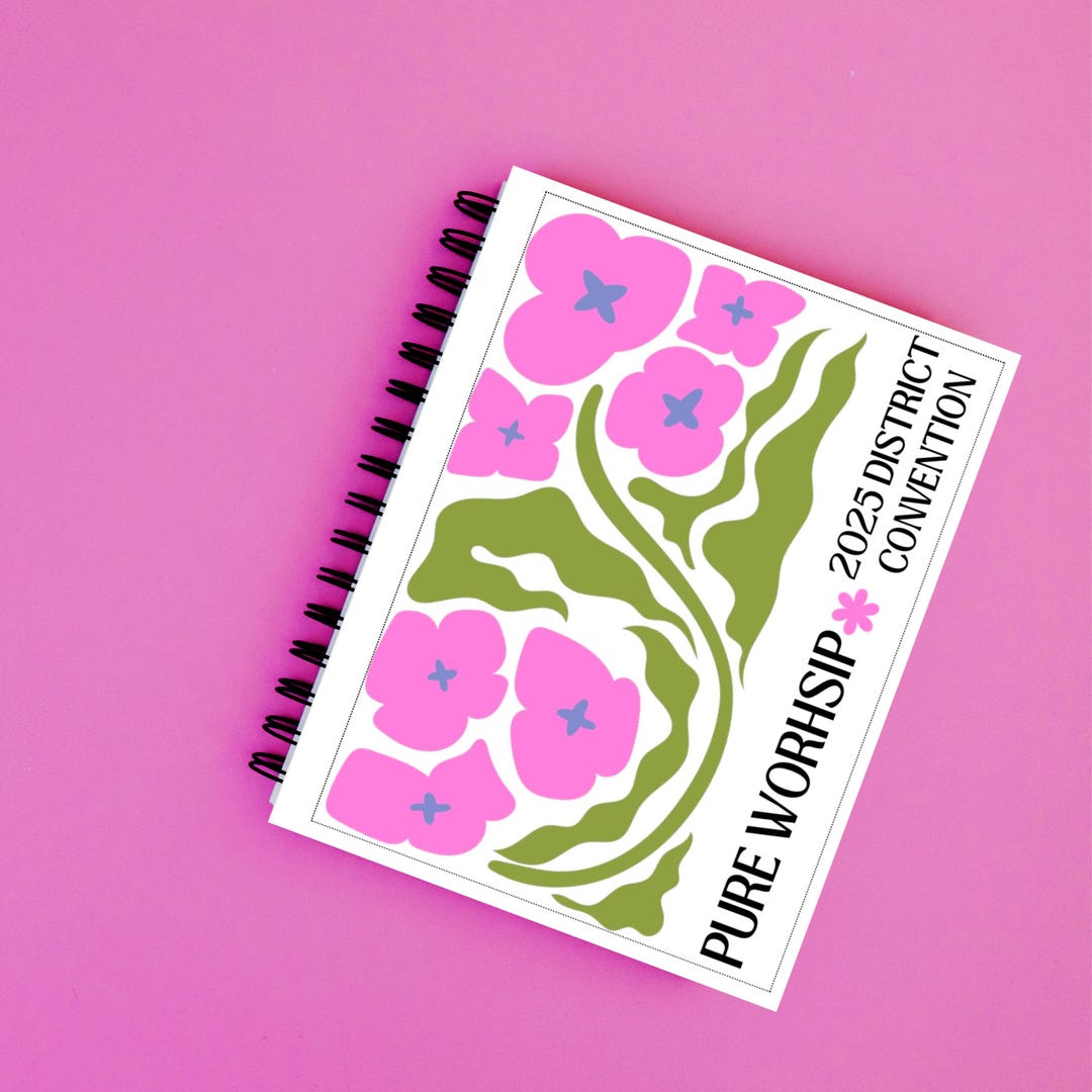 2025 JW Convention Notebook -"pure Worship" (matisse-inspired) - Etsy
