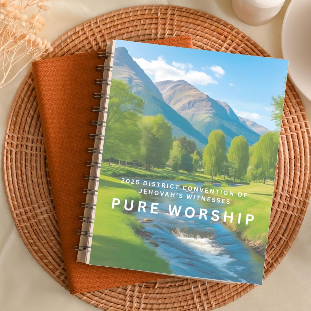 2025 JW Convention Notebook -"pure Worship" (mountain View) - Etsy