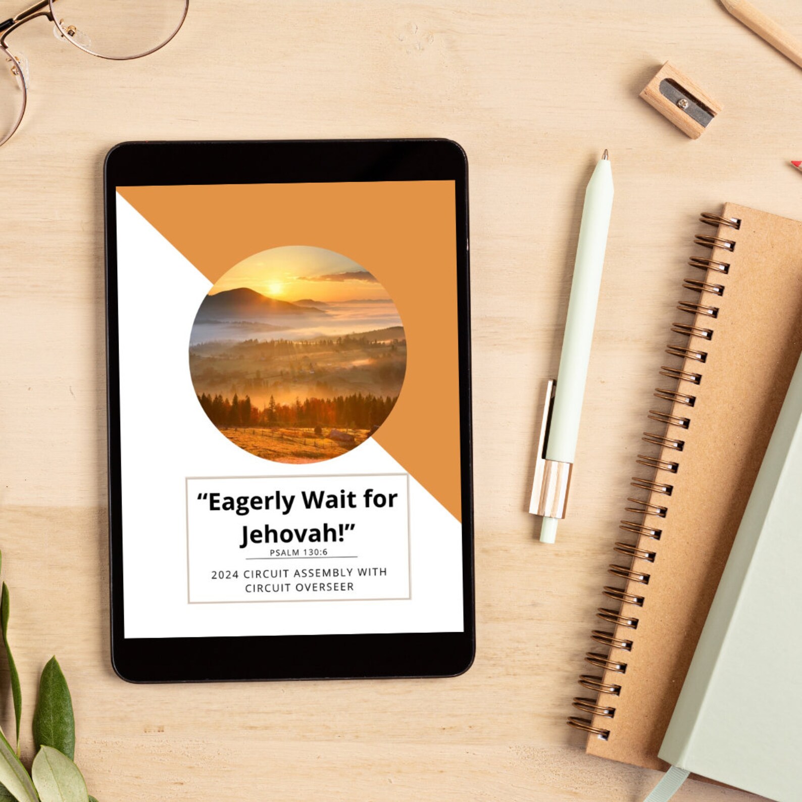 JW eagerly Wait for Jehovah Program-inspired Circuit Assembly Notebook ...