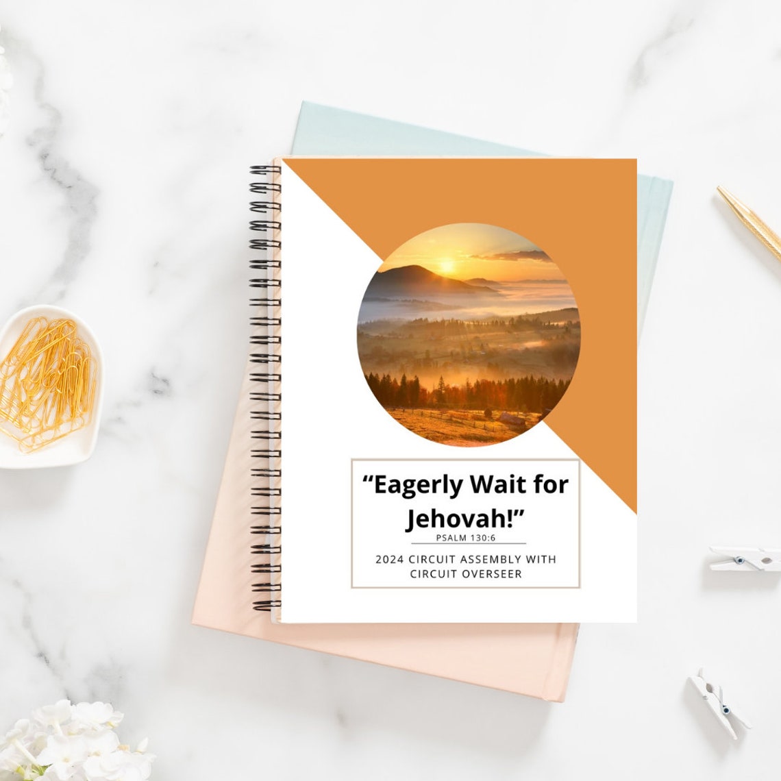 JW eagerly Wait for Jehovah Program-inspired Circuit Assembly Notebook ...