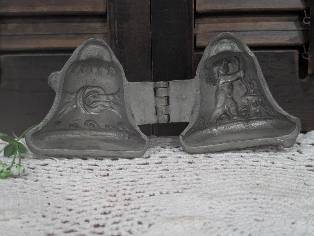 Antique Victorian Pewter Ice Cream Mold - Etsy