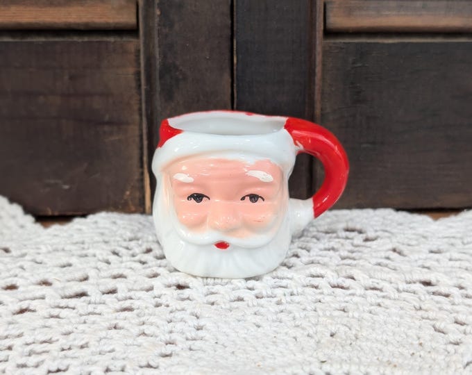 Miniature Hand Painted Santa Mugs Made in Japan Each One Sold ...