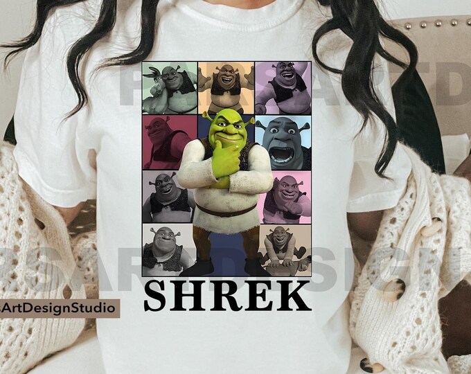 Copy of Shrek Can't Today I'm Swamped T-shirt Eras Tour Print Shrek ...