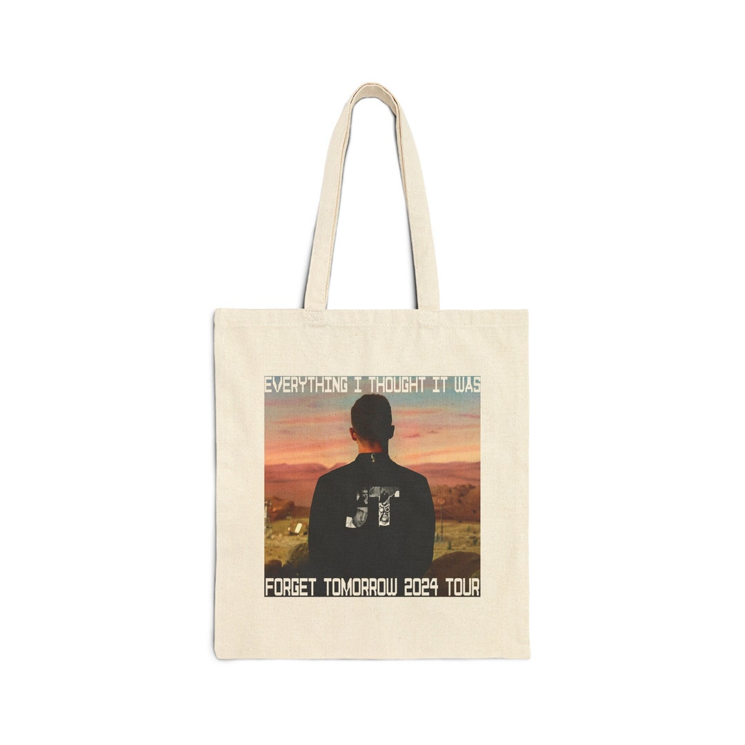 Justin Timberlake Tour Tote Bag Black and Natural JT World Tour JT ...
