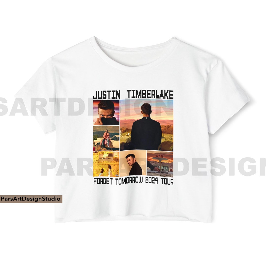 Justin Timberlake World Tour Crop Shirt Justin Timberlake Tour Crop Top ...