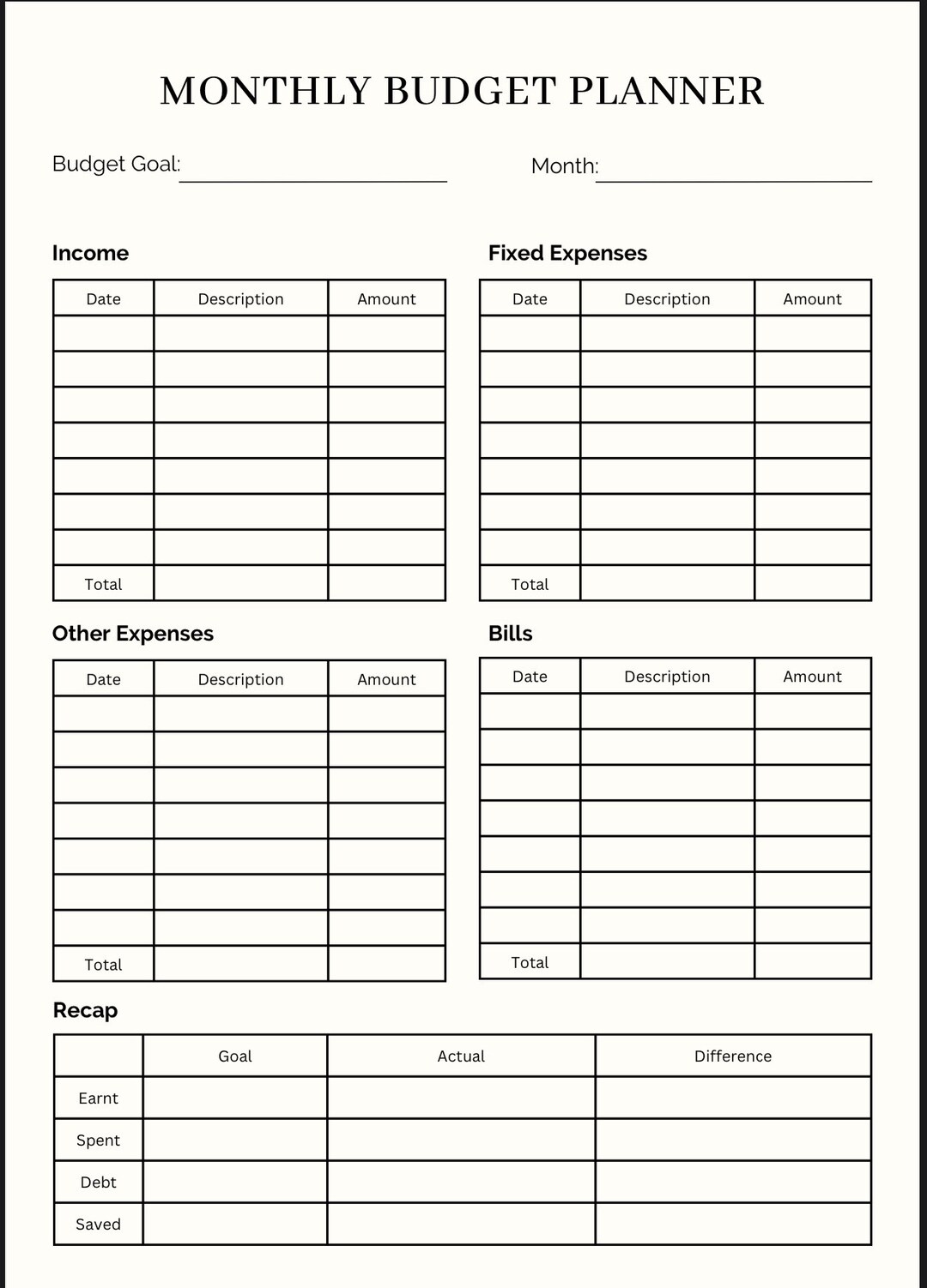 Monthly Budget Spreadsheet Blush Pink Palette Simple Annual Budget ...