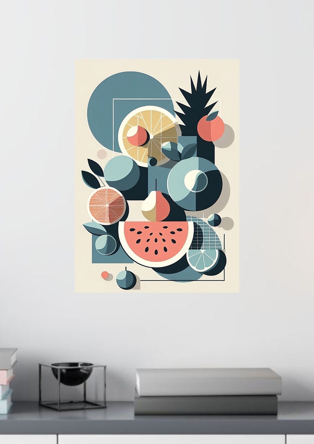 Fruit Poster, Classroom Decor, Fruit Collection, Kitchen Art Print ...