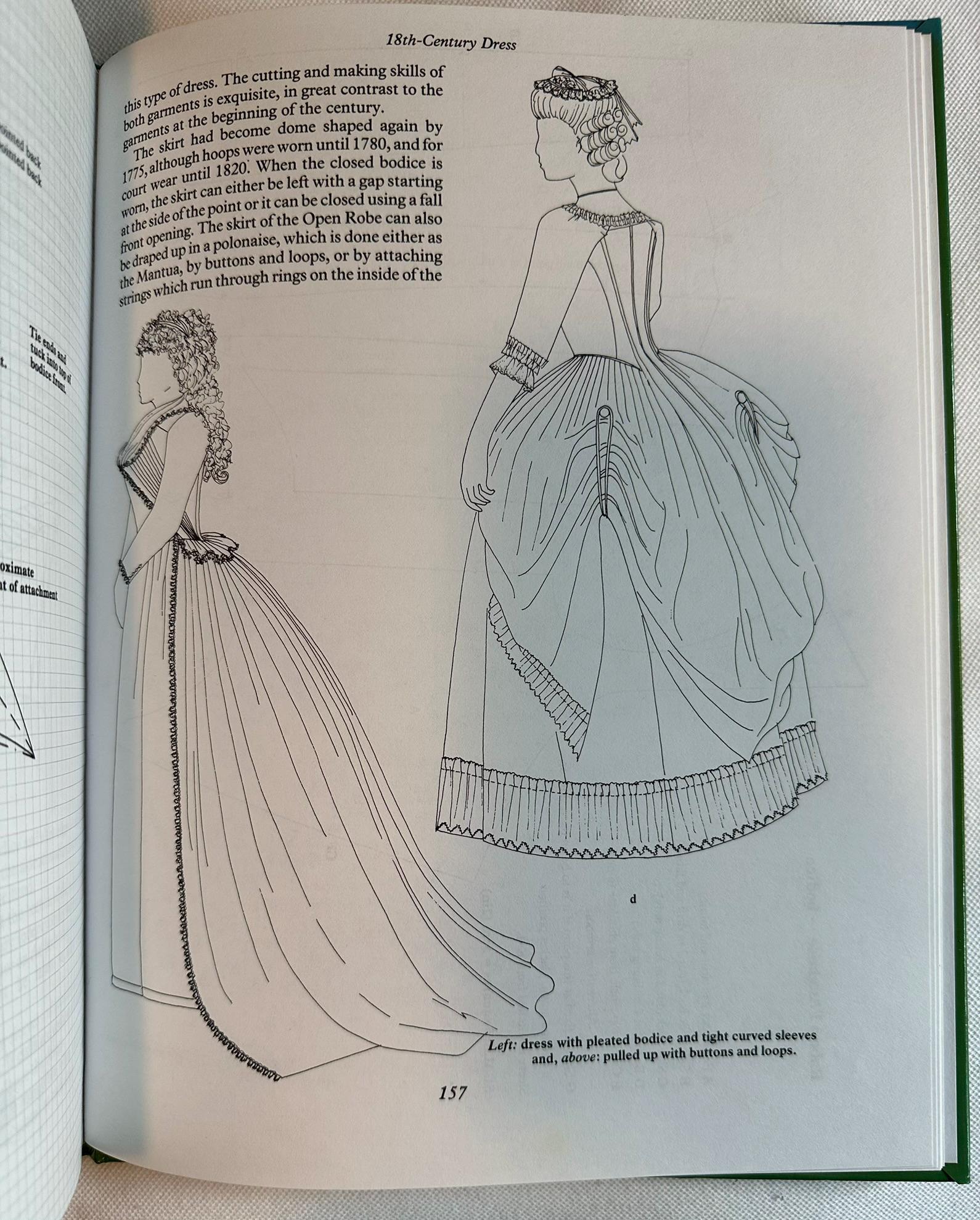 Period Costume Patterns Book: Women's Dress 1500-1800, Jean Hunnisett ...