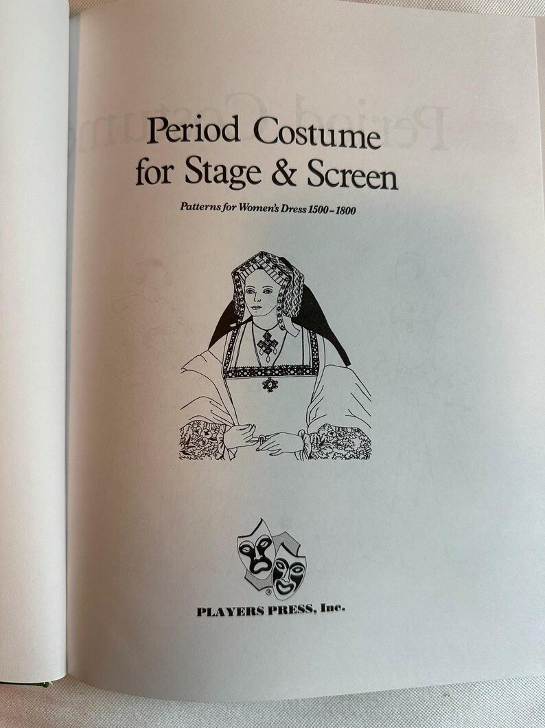 Period Costume Patterns Book: Women's Dress 1500-1800, Jean Hunnisett ...