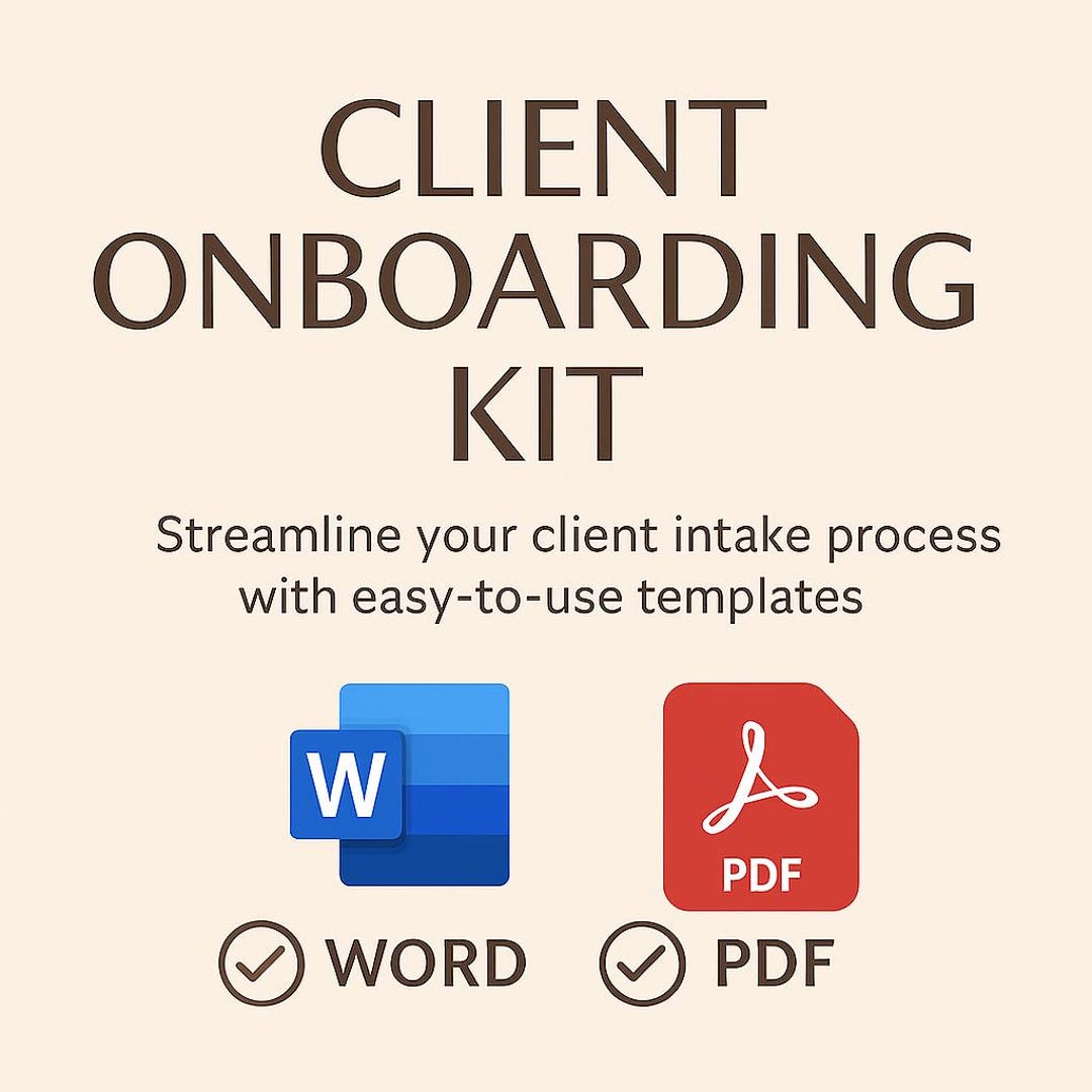 Client Onboarding Kit Template - Freelancers Welcome Packet - Editable ...