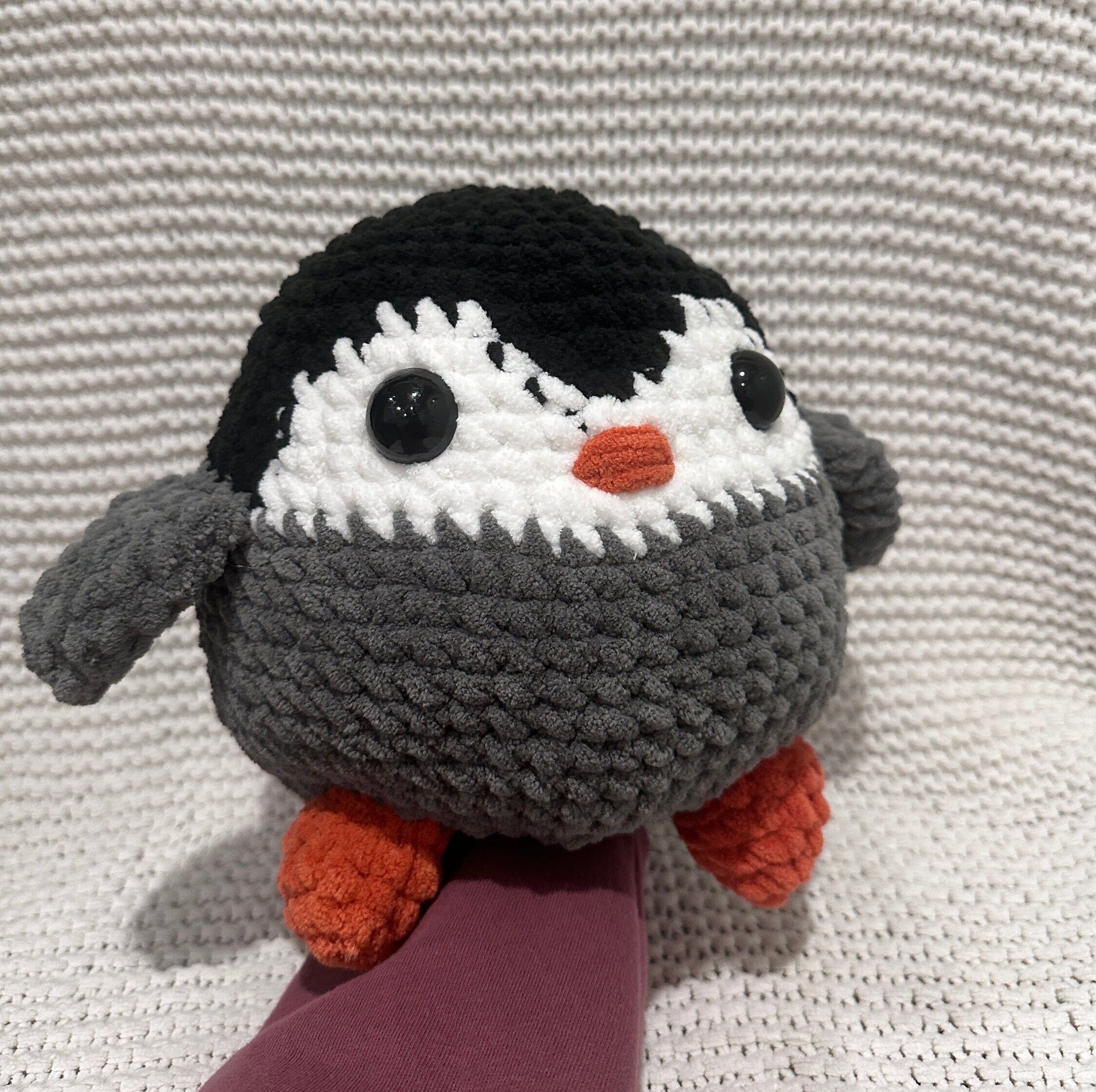 Cubby Crochet Penguin Amigurumi Plushie - Etsy