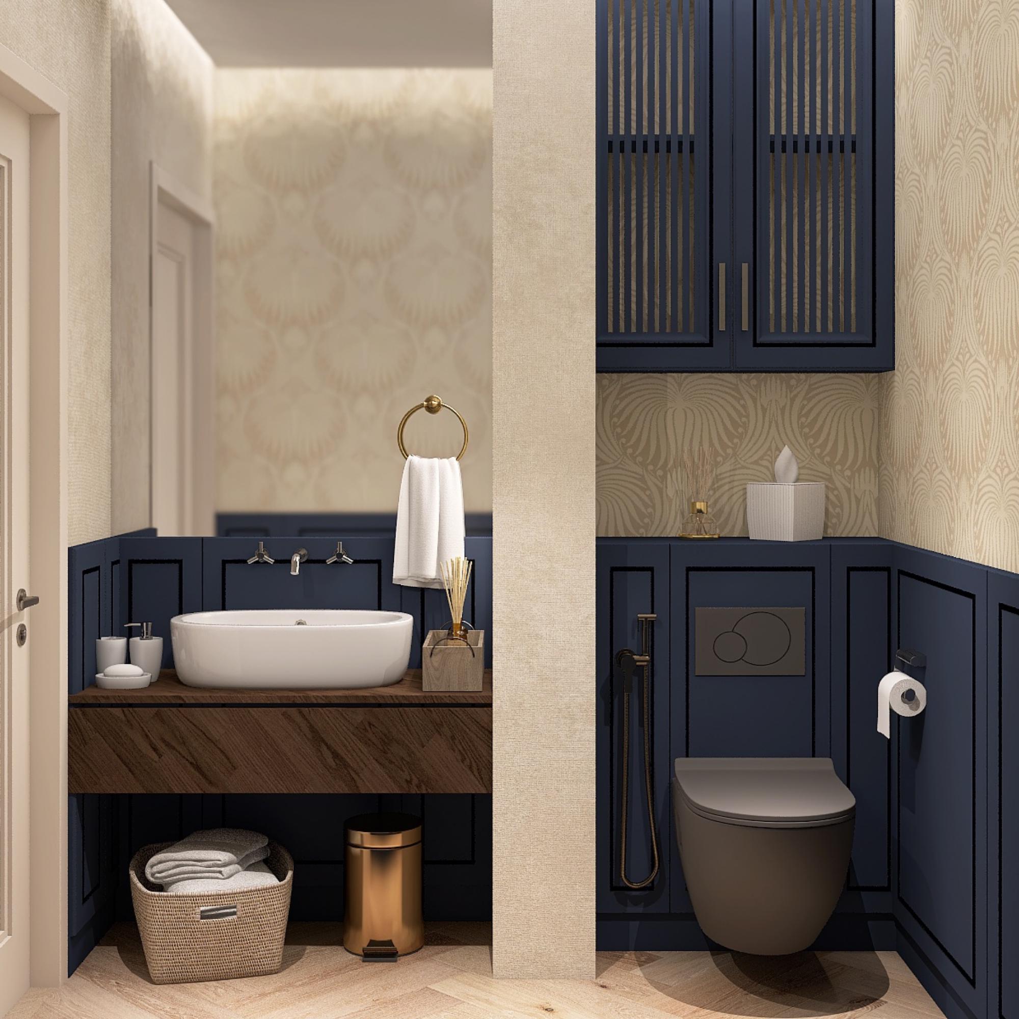 PERSONALISED TOILET INTERIOR • 3D Visualization • Washroom Interior ...