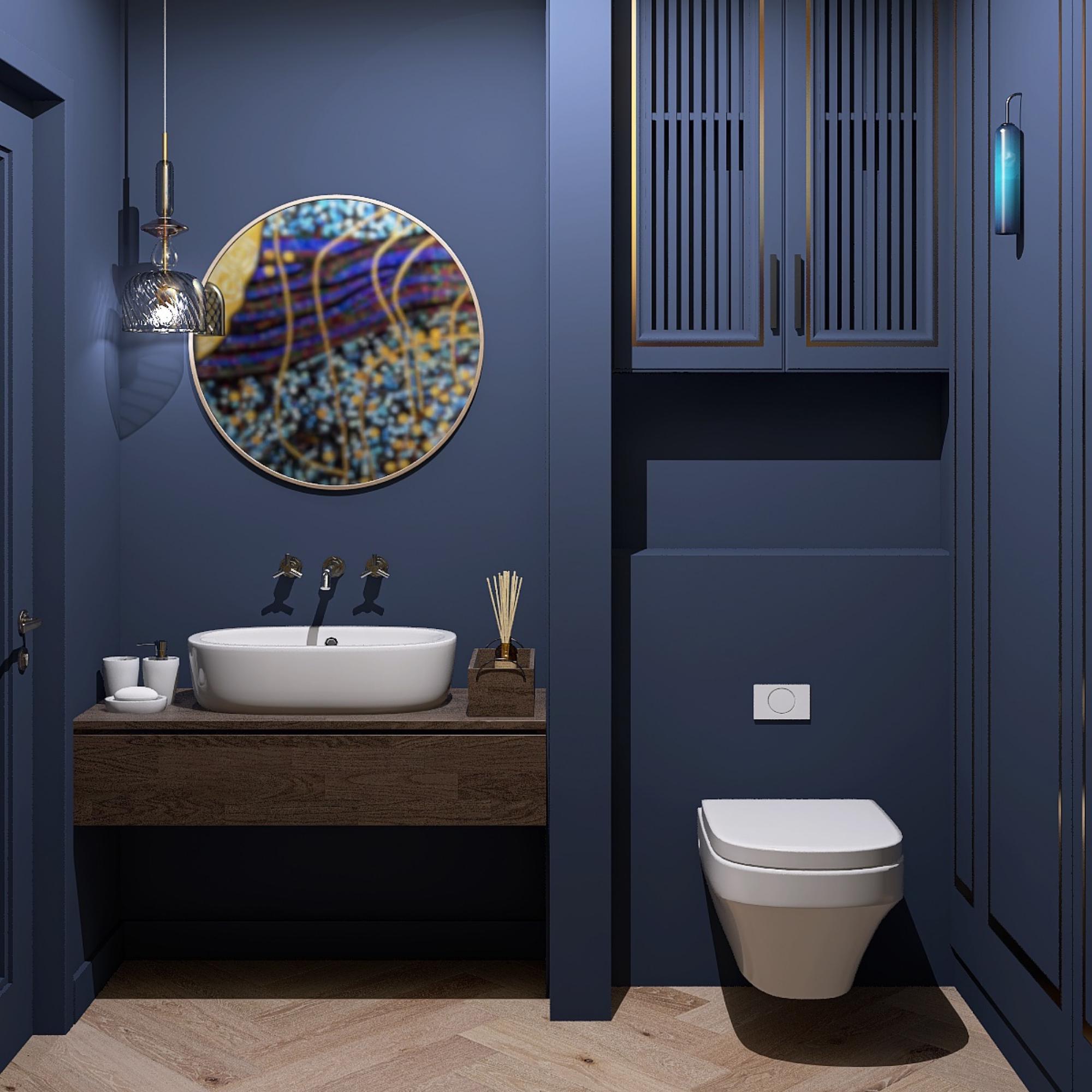 PERSONALISED TOILET INTERIOR • 3D Visualization • Washroom Interior ...