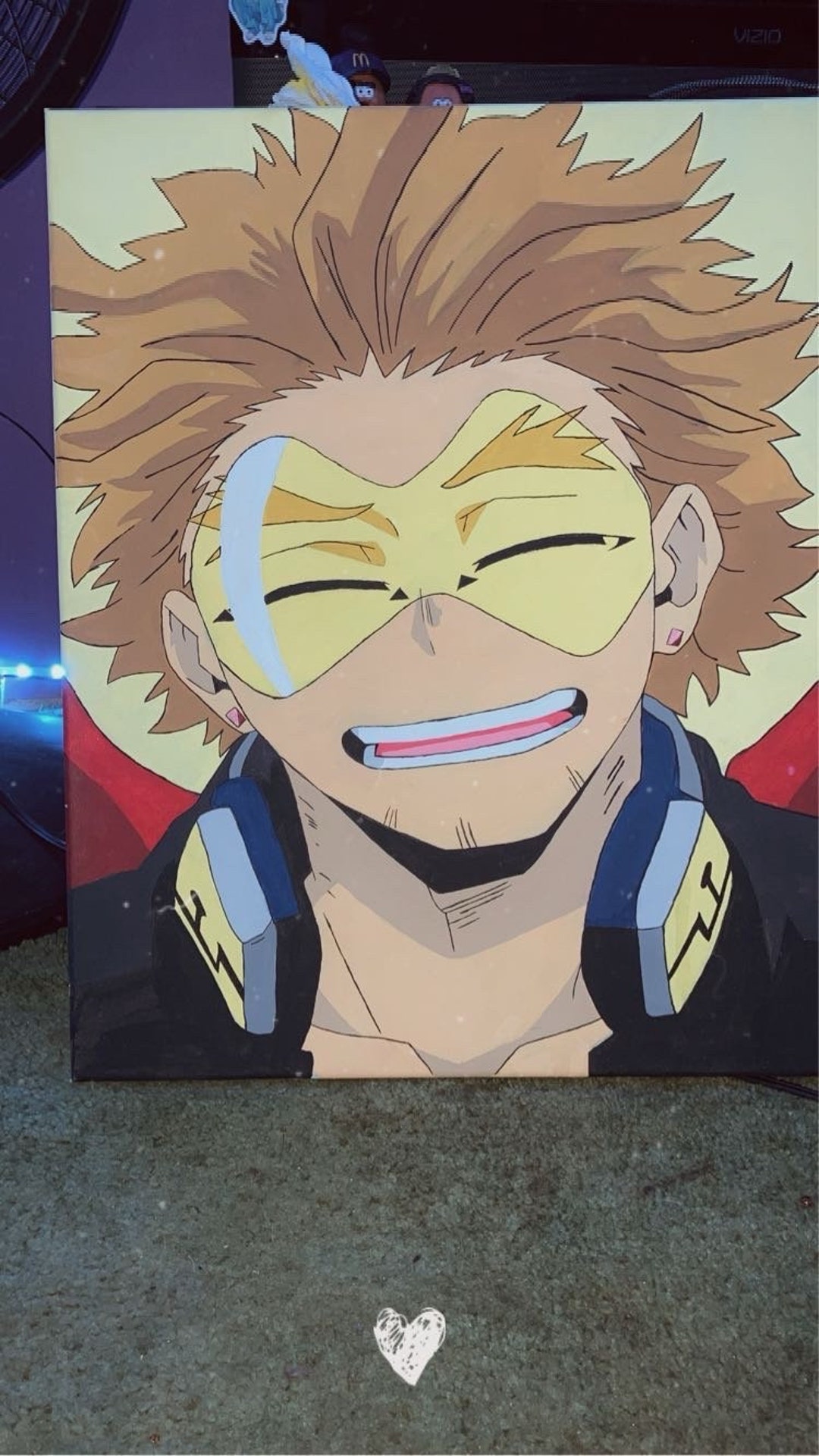 Keigo Tamaki pro Hero Hawks Painting From My Hero Academia - Etsy