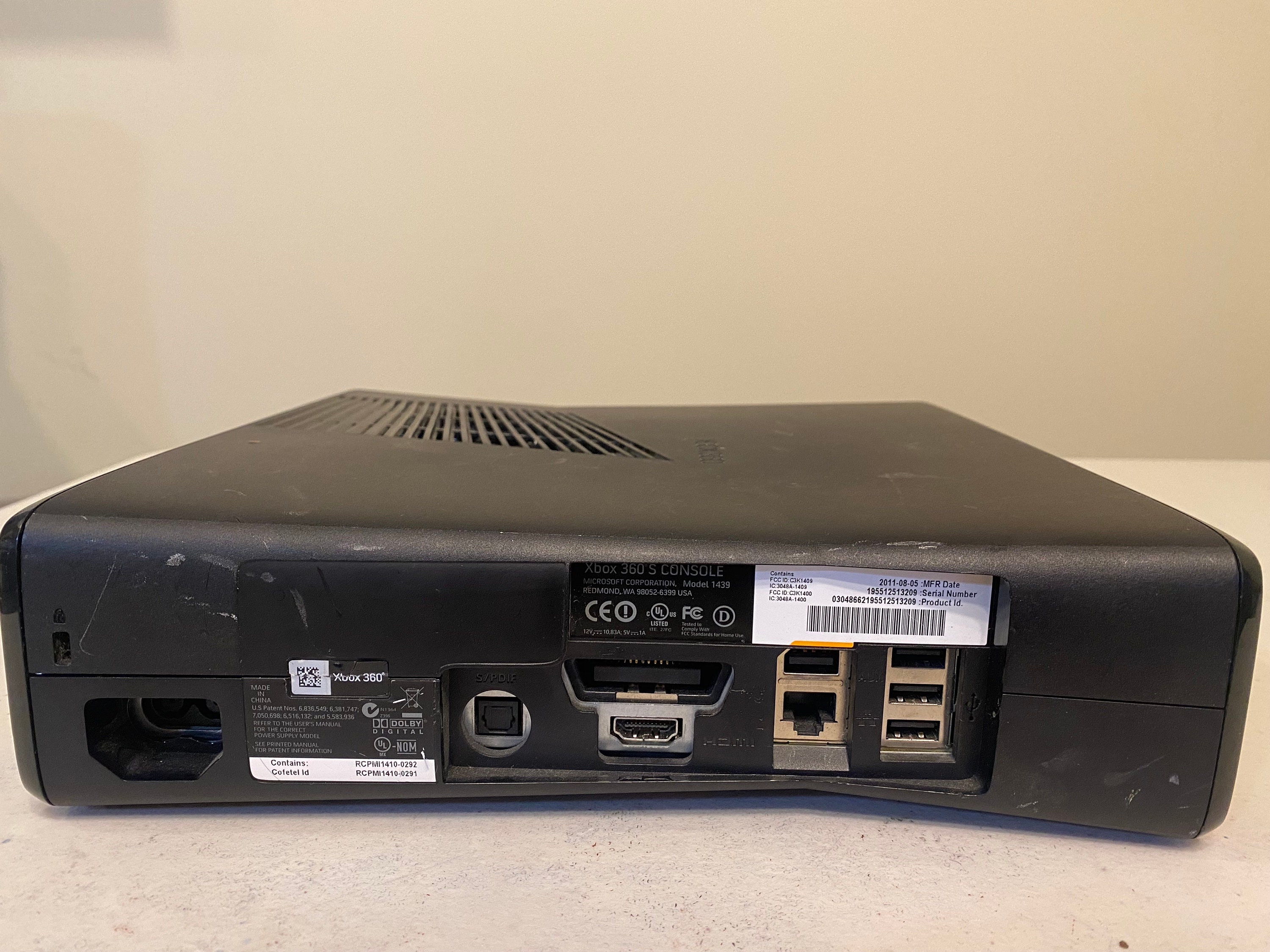 Premium Modded Xbox 360 Slim RGH 3.0, Plug and Play, 128 GB, Stealth ...