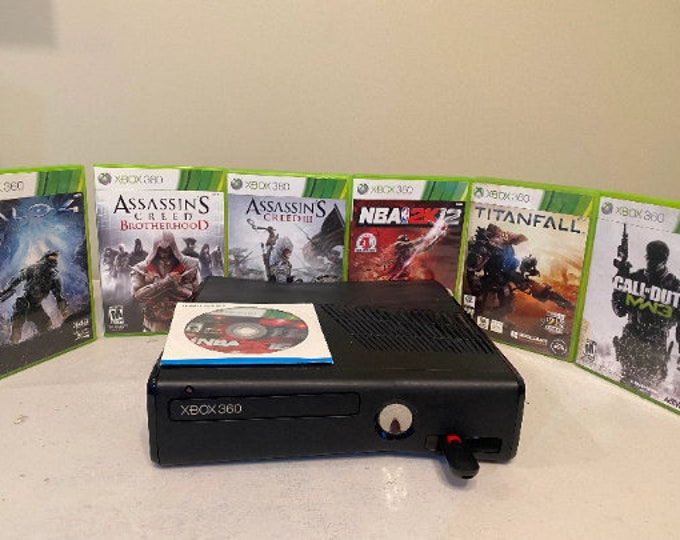 Modded Xbox 360 Slim With Games RGH 3.0, Plug and Play, 128 GB, Stealth ...