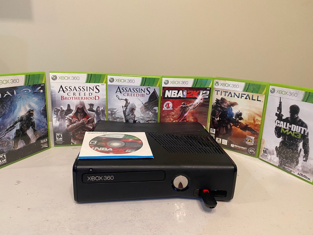 Modded Xbox 360 Slim RGH 3.0, Plug and Play, 128 GB, Stealth Server ...