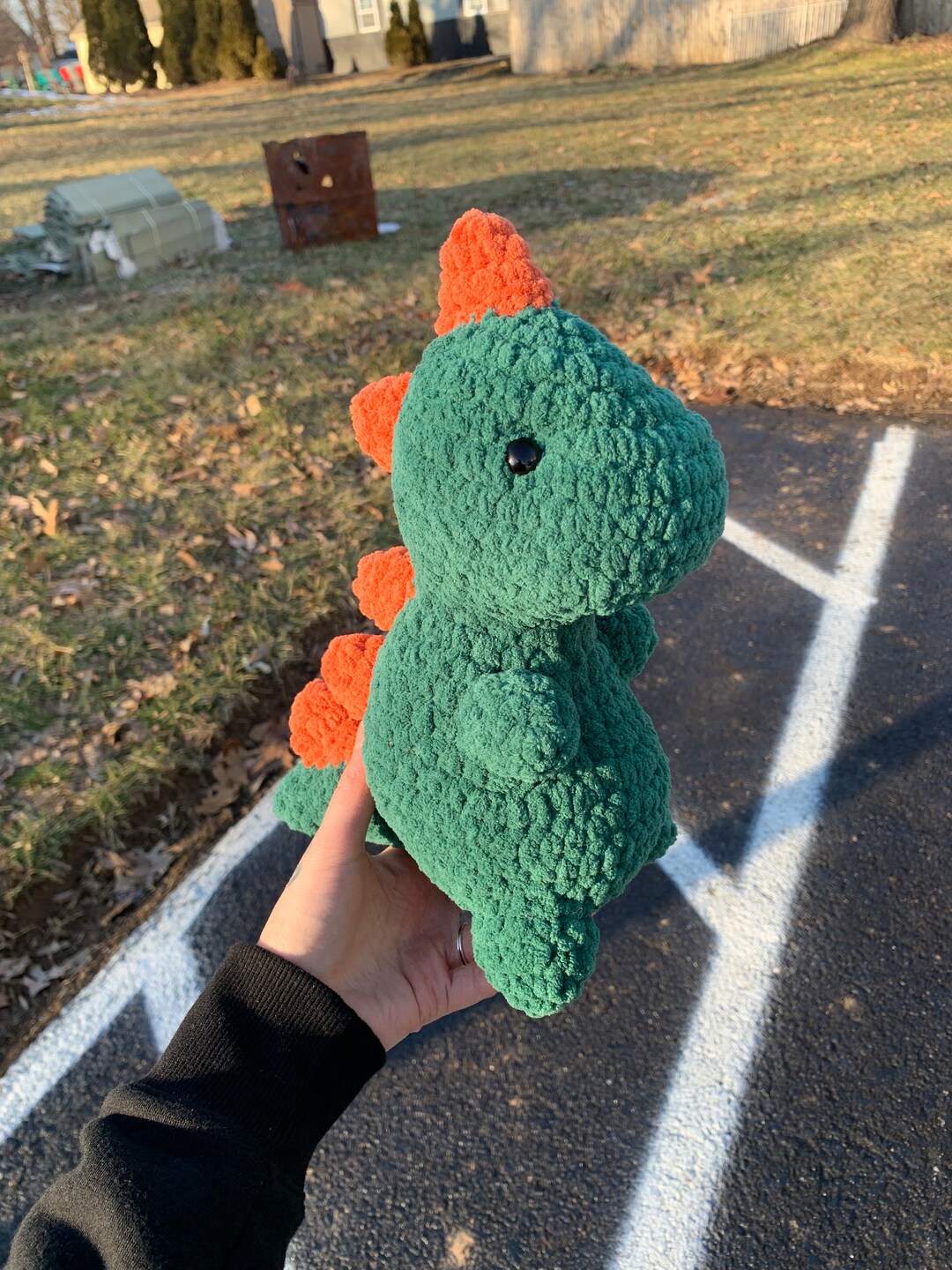 Chunky T-rex Dino Crocheted Plushie Toy - Etsy