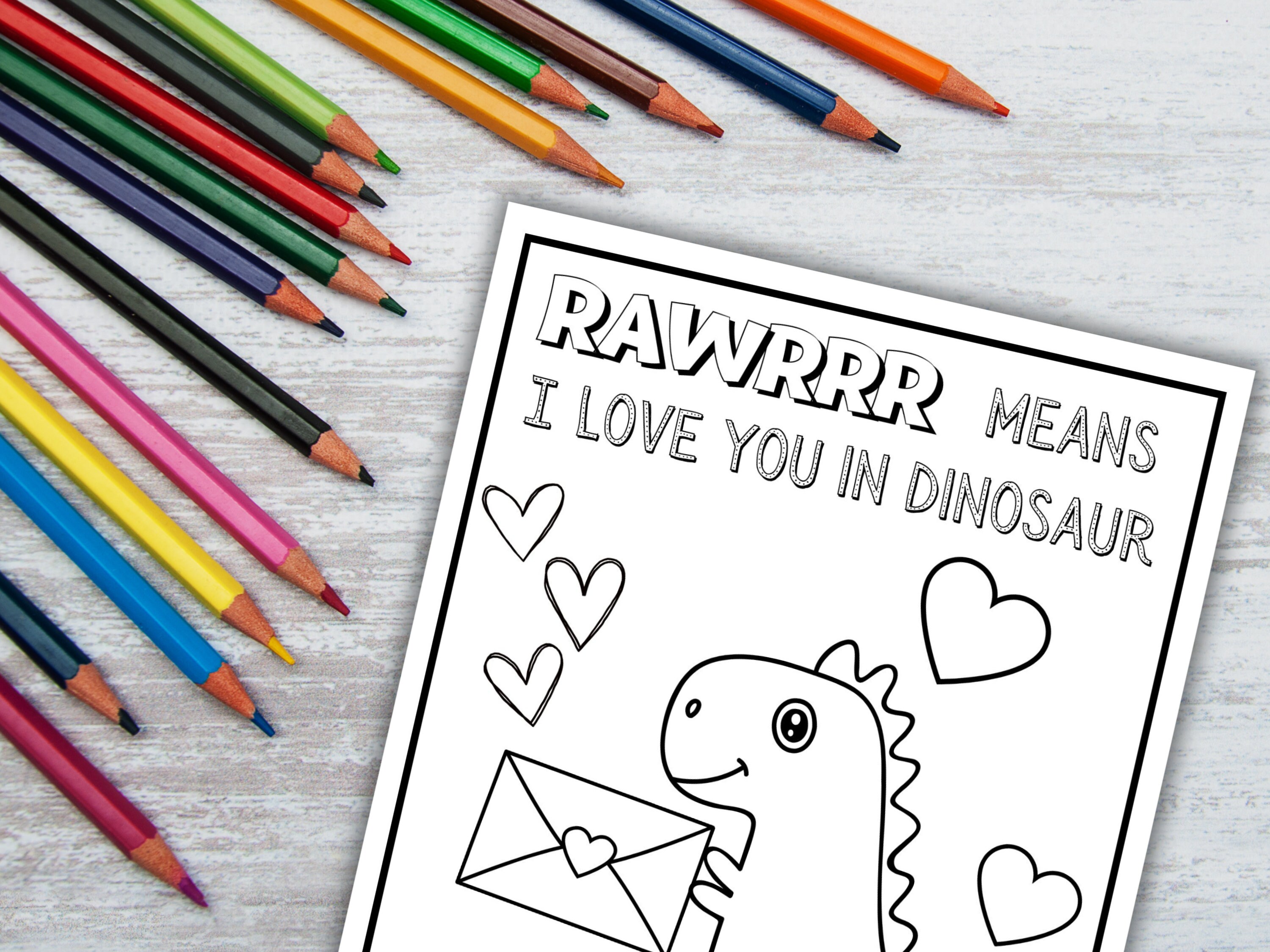 Valentine's Day Coloring Pages Bundle - Class Party Activities - Kids ...