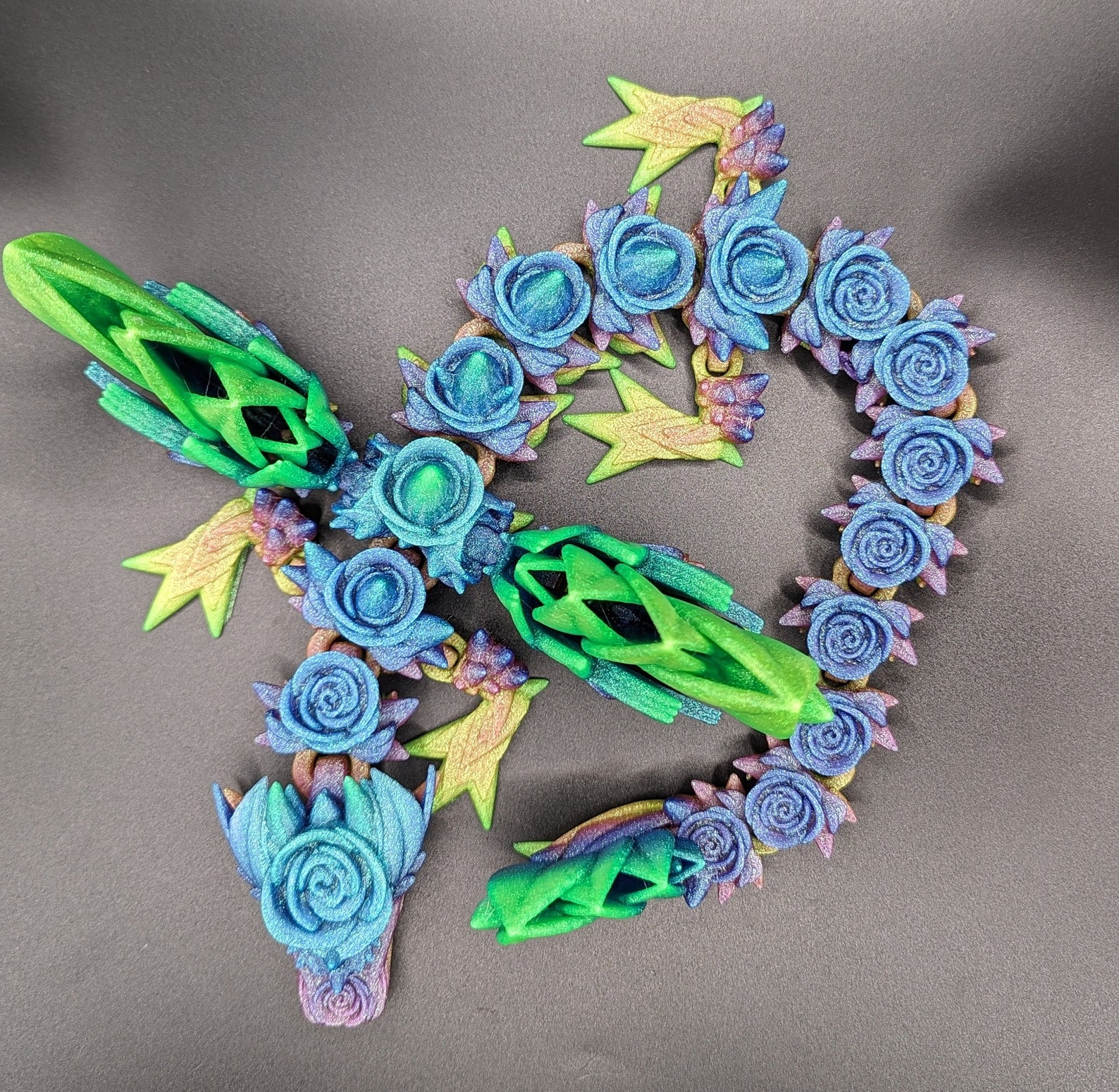 Winged Rose Dragon - Etsy