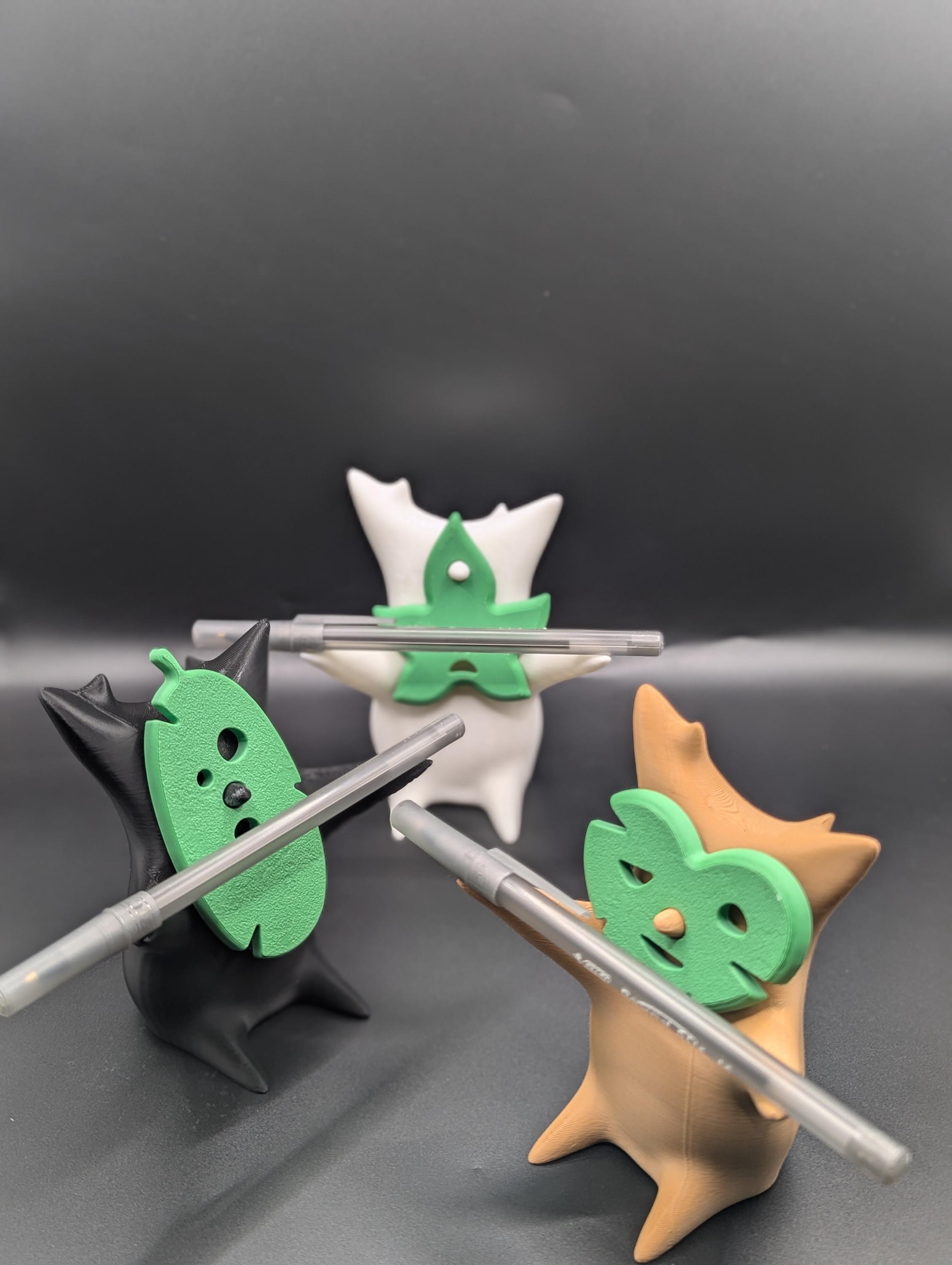 Korok Pen & Pencil Holder - Korok Statue - Custom Colors - Zelda Video ...