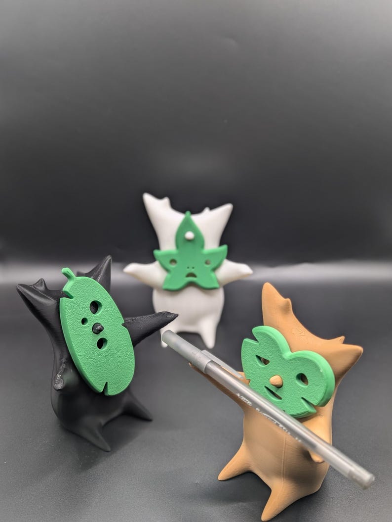 Korok Pen & Pencil Holder - Korok Statue - Custom Colors - Zelda Video ...