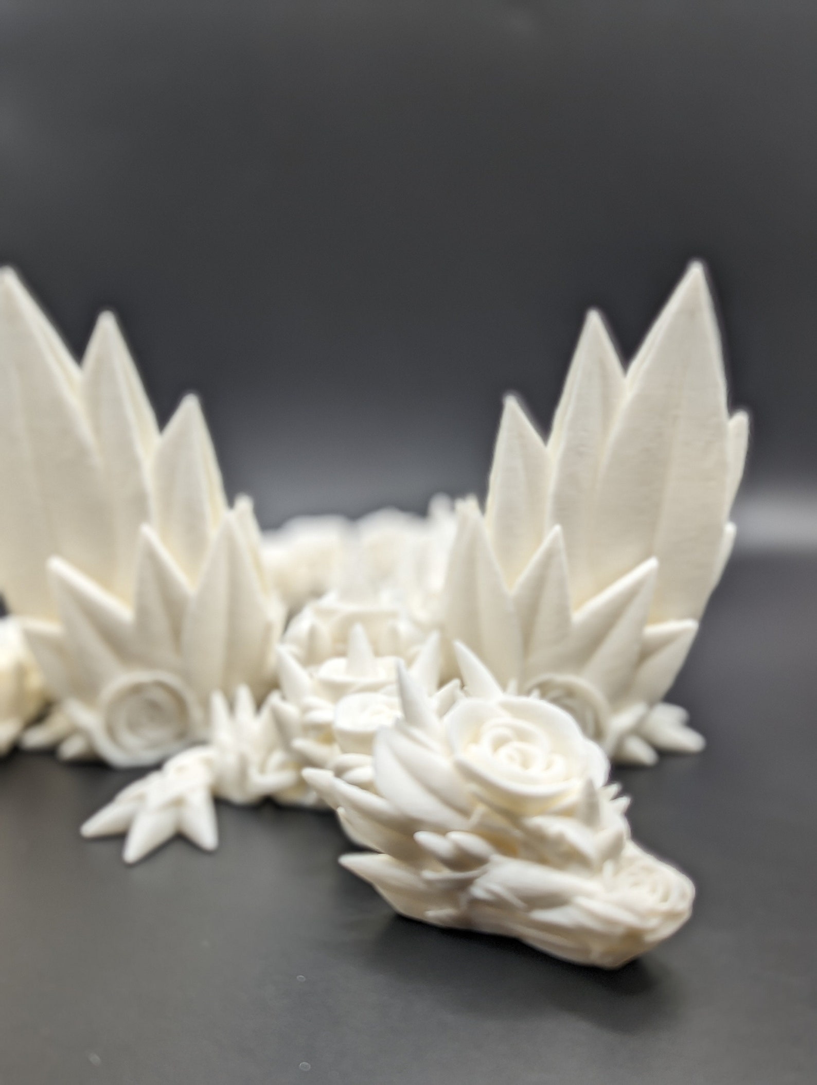 Winged Rose Dragon - Etsy