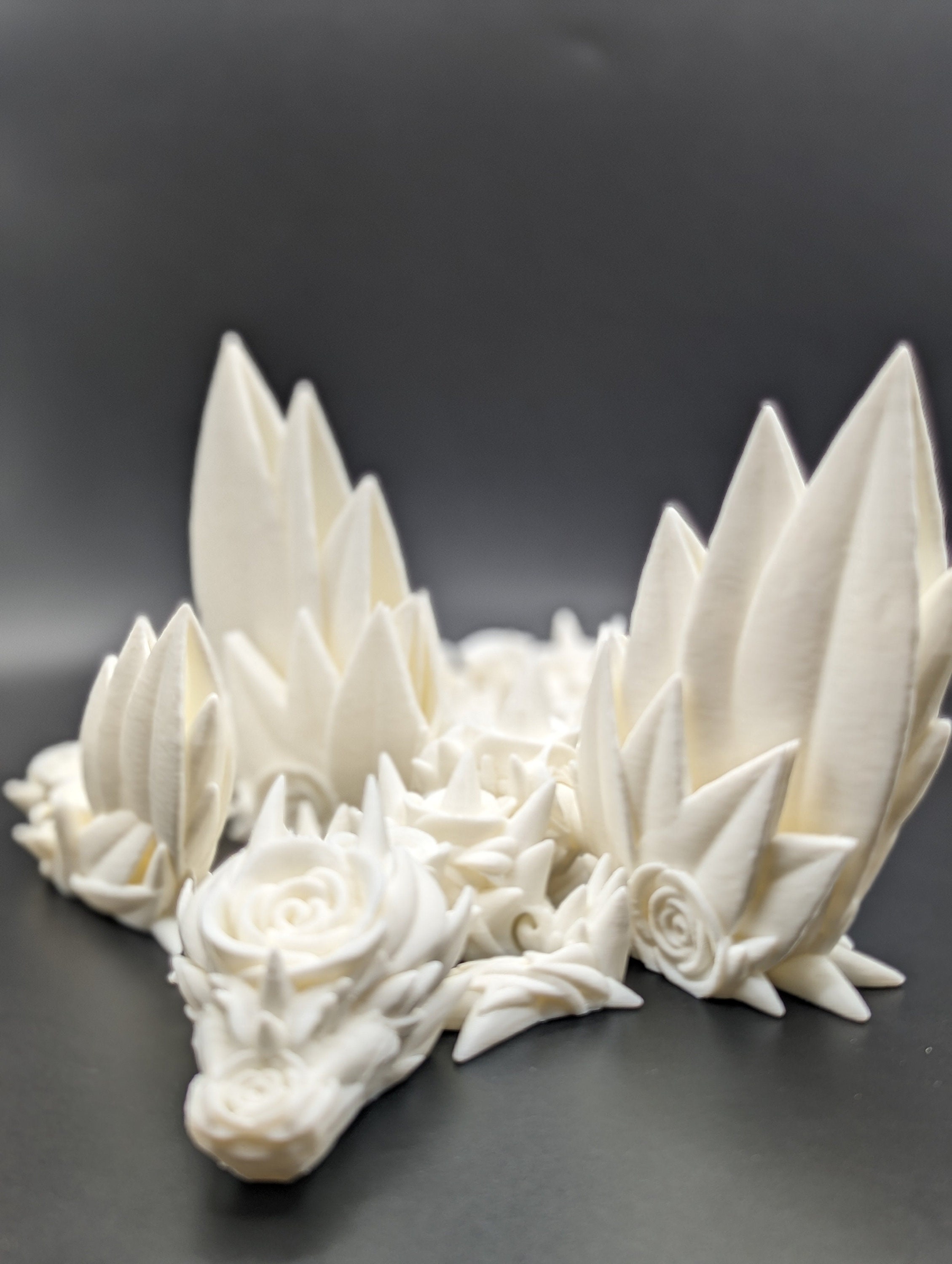 Winged Rose Dragon - Etsy