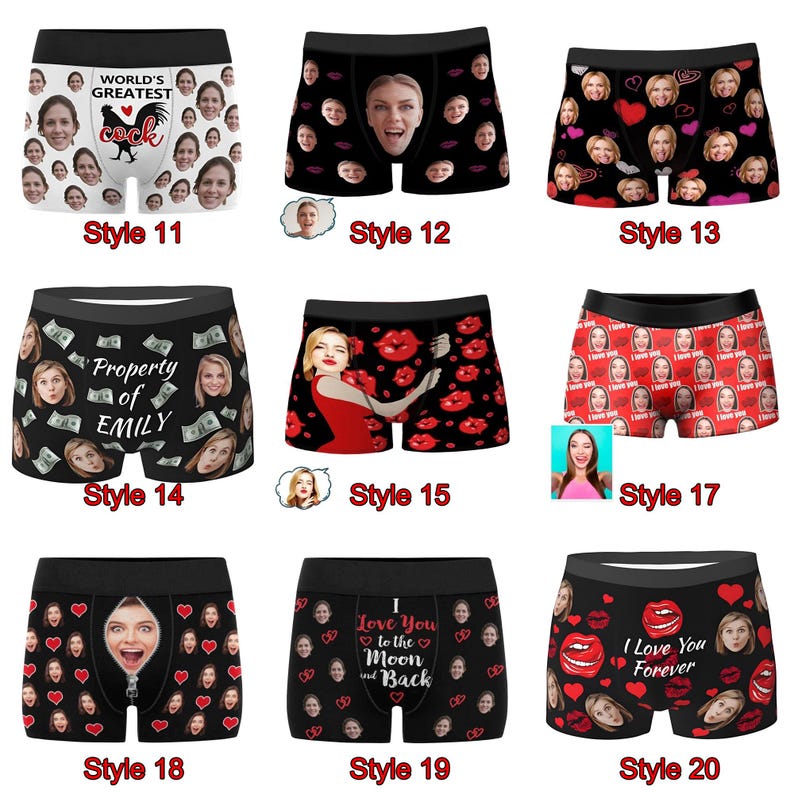 Personalized Boxers丨custom Face Underwear丨face Boxer Briefs丨funny ...