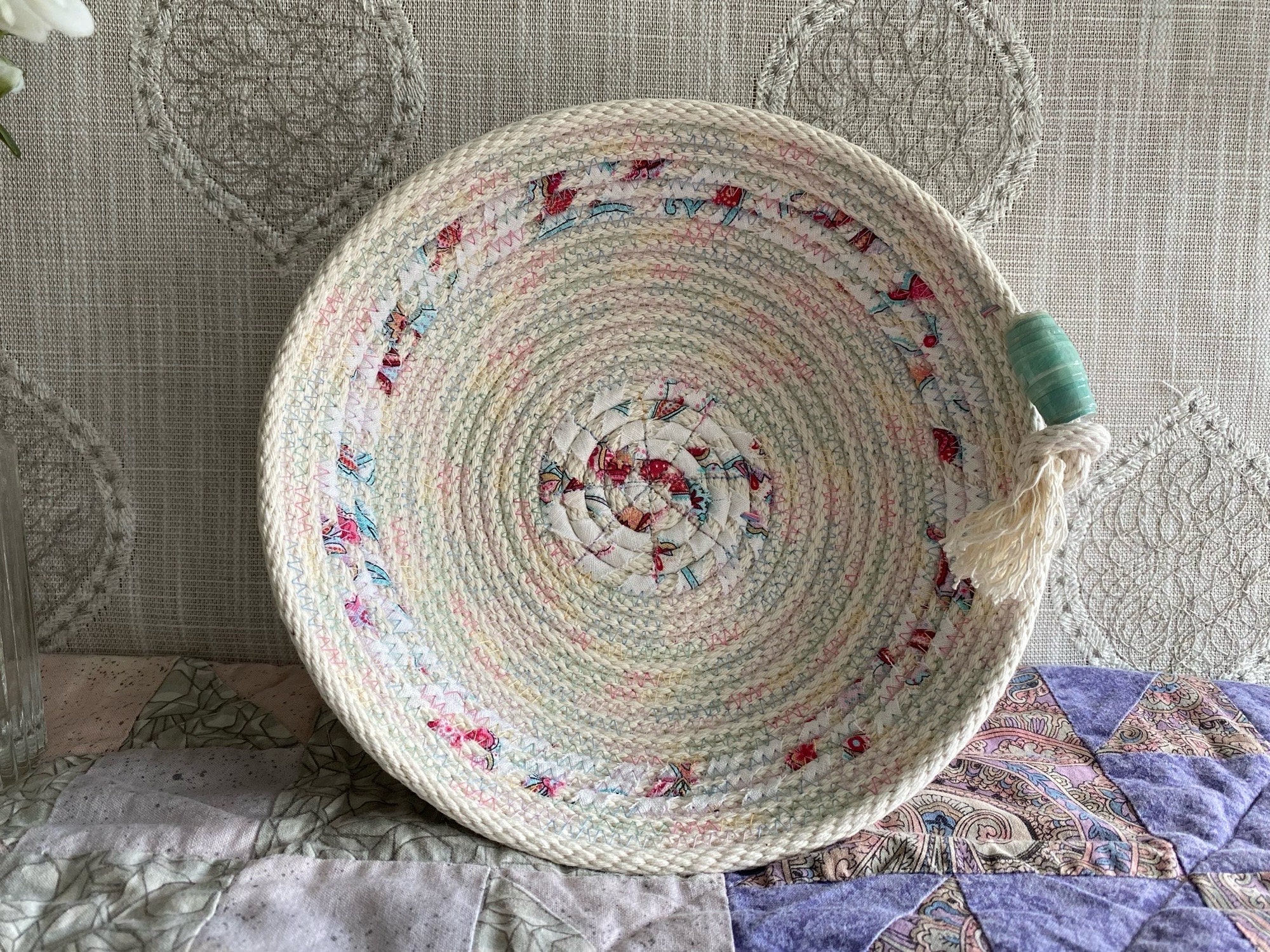 Decorative Rope Bowl , Handcrafted for Holding or Displaying Just About ...