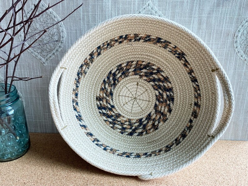 Decorative Bowl or Gift Basket for Filling or Home Use. With Handles ...