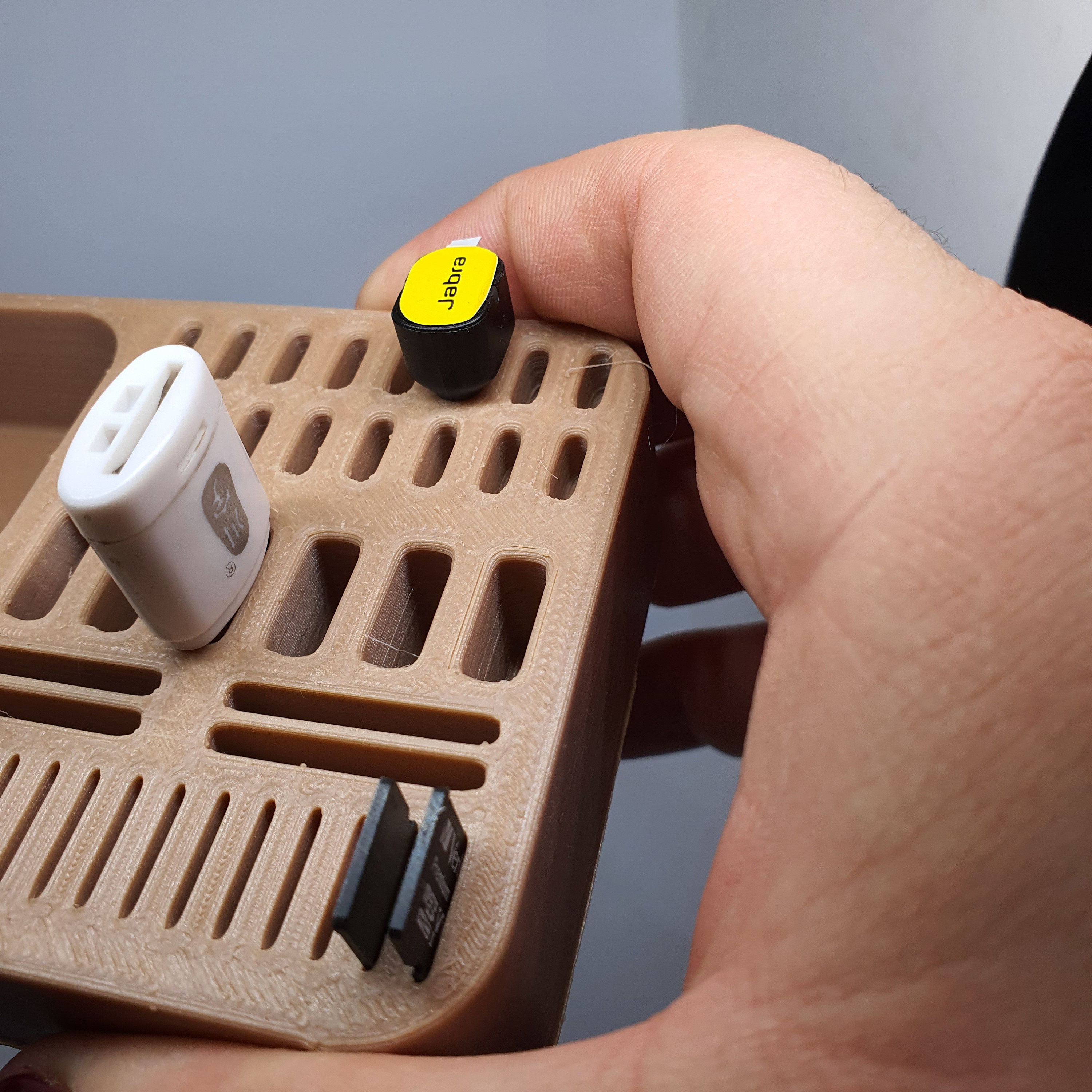 Compact Desk Organizer, 3D Printed Sd/microsd/usb Holder, Perfect for ...