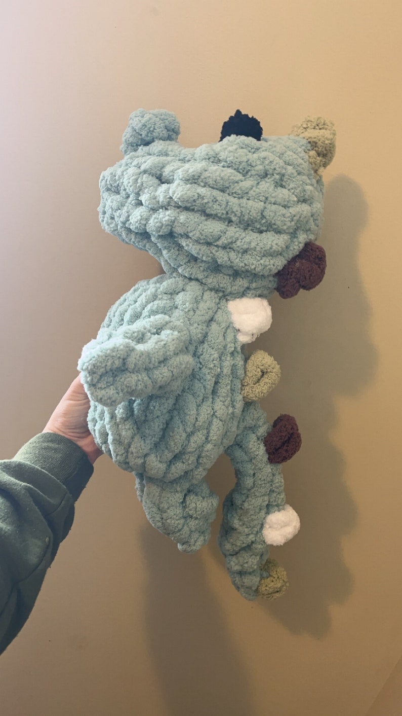 Dinosaur Chunky Knit Stuffed Animal - Etsy