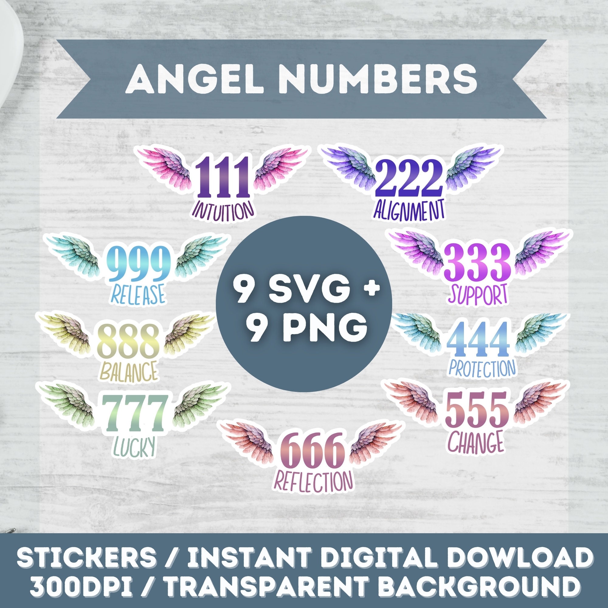 Unlock the Power of Angel Numbers With Beautifully Designed Digital ...
