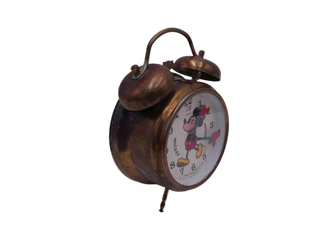 Vintage Mickey Mouse Alarm Clock - Etsy