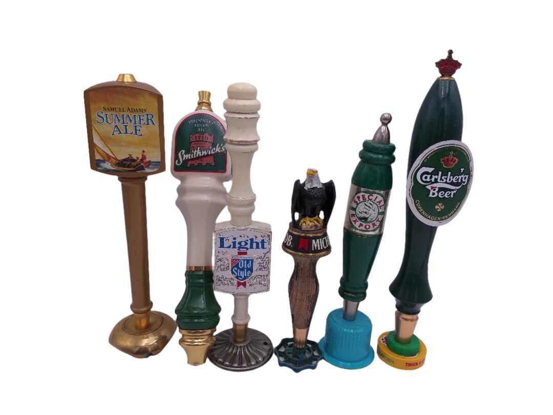 Beer Tap Taps Lot of 6 Carlsberg Beer Special Export Michelob Old Style ...