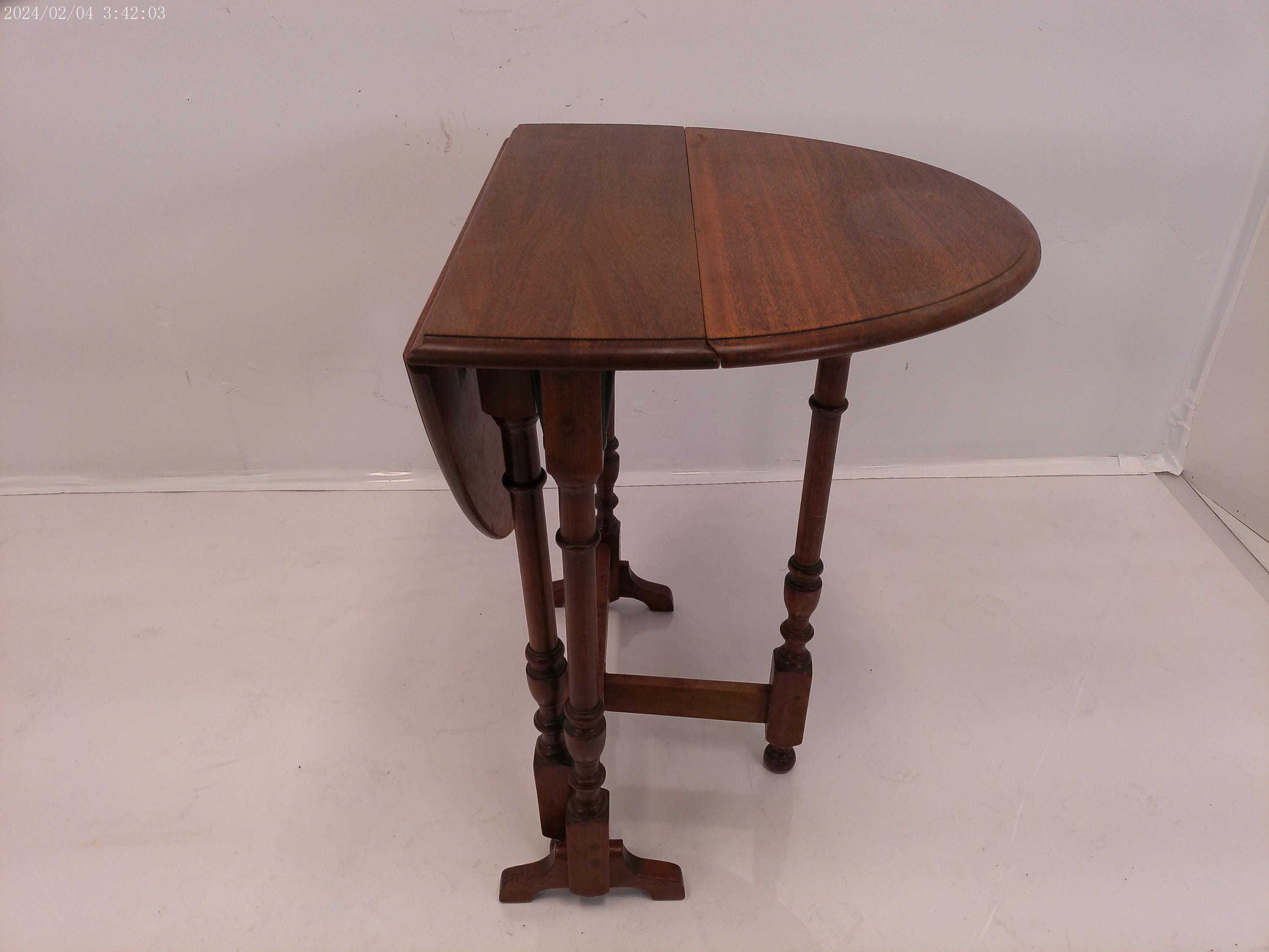 Victorian Top Gate-leg Oval Folding Solid Oak Coaching Table - Etsy