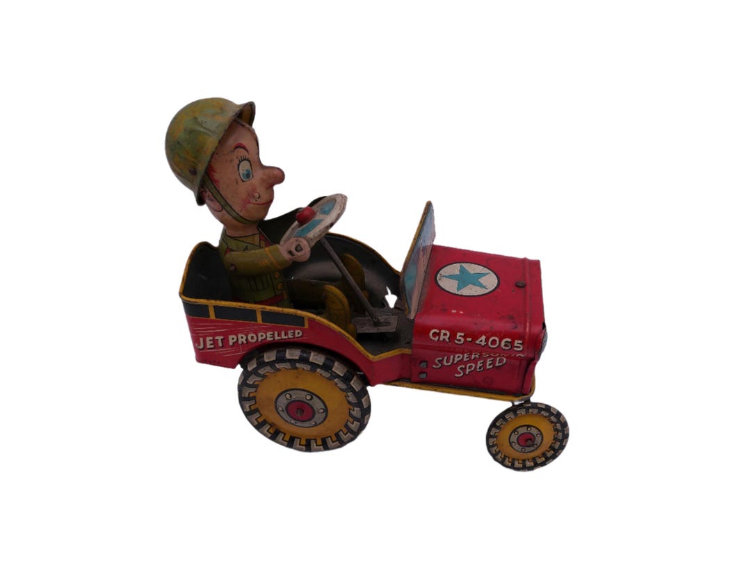 Vintage GI Joe Jouncing Jeep Wind Up - Etsy